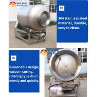 China 15-25kg/batch Capacity Automatic Vacuum Tumbler for Chicken Meat Fish in Industry for sale