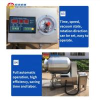 China 15-25kg/batch Capacity Automatic Vacuum Tumbler for Chicken Meat Fish in Industry for sale