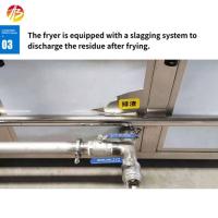 China Frying Machine for Snack Food Potato Plantain Chips Peanut Donut French Fries Chicken for sale