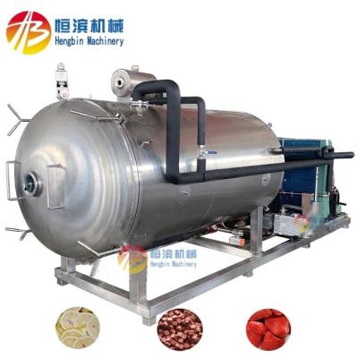 China Silicone Oil Heating Commercial Freeze Dried Fruit Machine for Meat Fish Vegetable for sale