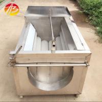China 180 KG Capacity Ginger Peeling Machine Brush Roller Carrot Cassava Yam Washing Peeler for sale