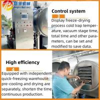 China Silicone Oil Heating Commercial Freeze Dried Fruit Machine for Meat Fish Vegetable for sale