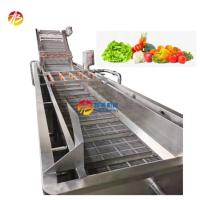 China 1000kg/h Capacity Vegetable and Fruit Air Bubble Washing Machine for Industrial Market for sale