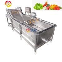 China Industrial Fruit Seafood Cleaning Machine with Advanced Bubble Washing Technology for sale