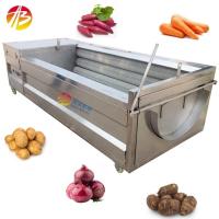 China Commercial Onion Cassava Turmeric Radish Taro Potato Washing and Peeling Machine for Busy for sale