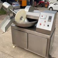 China Capacity 304 Stainless Steel Meat Bowl Chopper Mixer Machine with 13.8KW Total Power for sale