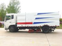 China 210hp 12cbm Road Sweeping Truck , Small Street Cleaner Truck Euro 2 4x2 for sale