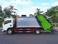 China ISUZU Chassis 10m3 Compactor Garbage Truck Rubbish Bin Collection Dump Truck 8 tons for sale
