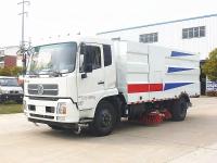 China 210hp 12cbm Road Sweeping Truck , Small Street Cleaner Truck Euro 2 4x2 for sale