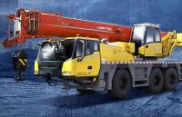 China 25 Tons Mobile Truck Crane Construction Equipment With 400-500L Fuel Tank Capacity for sale