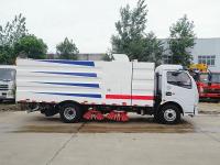 China DONGFENG 8cbm Street Sweeping Truck , Street Sweeper Vehicle 4x2 120hp for sale