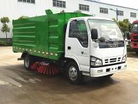 China ISUZU 6cbm Road Sweeping Truck , truck mounted road sweeper EURO 5 4x2 for sale