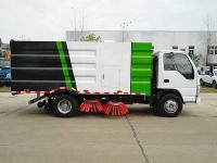 China ISUZU Special Purpose Trucks 3cbm Road Sweeping Truck Mini Street Cleaning Machine for sale