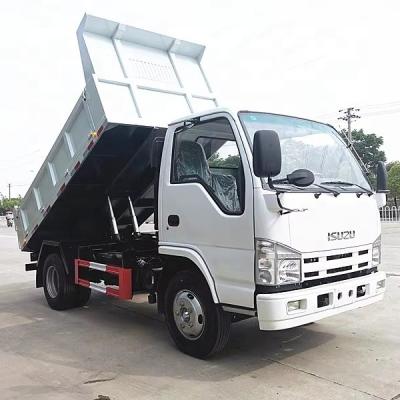 China ISUZU Chassis Small Dumper 5Tons 6Tons Mini Tipper Truck 4X2 Cargo Truck Light Duty for sale