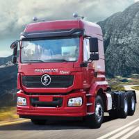 China Shacman 8 Wheel Tire 400hp 60 Ton Towing Truck Head Tractor Trailer Right Steering for sale