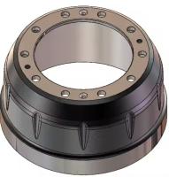 China Steel Shacman Truck Spare Parts Front Brake Hub Break Drum 199112440003/19911240001 for sale