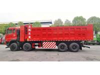China Chinese 15cbm CNG Dump Truck 8X4 tipper truck heavy duty truck good price for sale