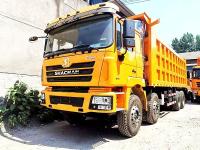 China Shacman CNG Dump Truck 6X4 8X4 Tipper Truck Left Steering Euro 3 12 Gears for sale
