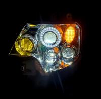 China Replacement Shacman Howo Truck Lighting Parts Headlamp A7 H7 Wg9925720001 Wg9925720002 for sale