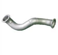 China High Durability Shacman Truck Parts Exhaust Valve Pipe Combination Exhaust Pipe with OE No. DZ93259540717/ DZ9112540813 for sale