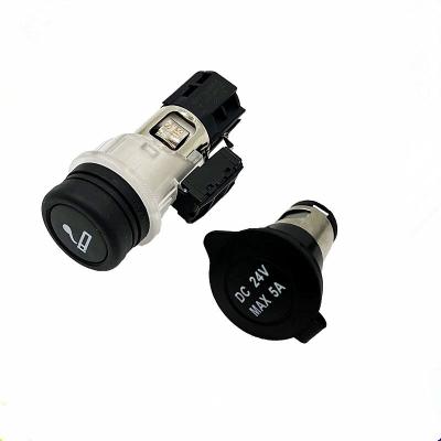 China Endurance Shacman 24V Cigarette Lighter for F2000/F3000/X30000 Shacman Truck Accessories for sale