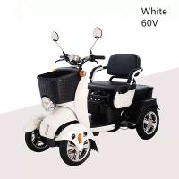 China Household four-wheel electric vehicle small scooter three-seat adjustable electric vehicle for adults and the elderly for leisure for sale