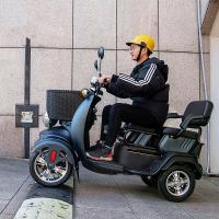 China Household four-wheel electric vehicle small scooter three-seat adjustable electric vehicle for adults and the elderly for leisure for sale