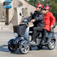 China Household four-wheel electric vehicle small scooter three-seat adjustable electric vehicle for adults and the elderly for leisure for sale
