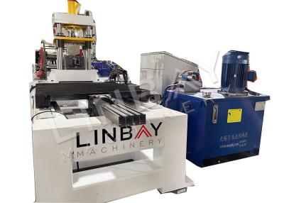 China Perforated Strut Channel Roll Forming Machine 22kw Galvanized Steel for sale