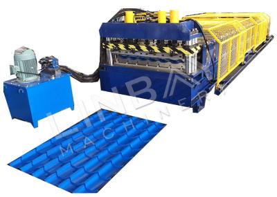 China Mexican Galvateja Roofing Roll Forming Machine 440V for sale