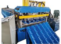 China 3-4m/Min Glazed Roof Tile Roll Forming Machine Colour Steel for sale