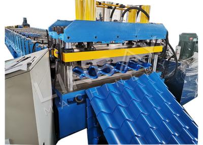 China 3-4m/Min Glazed Roof Tile Roll Forming Machine Colour Steel for sale