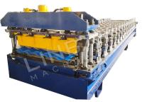 China Prepainted Color Steel Roofing Sheet Making Machine 0.4-0.6mm Wave Shape for sale