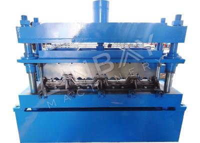 China 1.5'' Flying Shear Roof Roll Forming Machine 20-25m/Min Galvanized Type B Wide Rib for sale