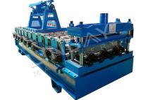 China 51mm Metal Deck Roll Forming Machine 0.8-1.2mm Galvanized Steel for sale