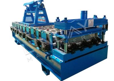 China 51mm Metal Deck Roll Forming Machine 0.8-1.2mm Galvanized Steel for sale