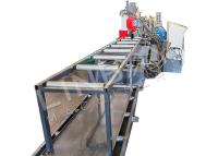 China Blue Pallet Rack Roll Forming Machine Welded Step Beam for sale