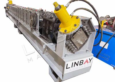China 1.2mm-2mm C Profile Steel Roll Forming Machine Cross Bar Shelf Cross Bracing for sale