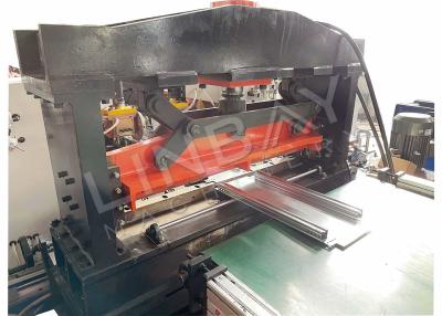 China 0.8mm-1.2mm Pallet Rack Roll Forming Machine Heavy Duty Shelves Galvanized Steel 15kw for sale