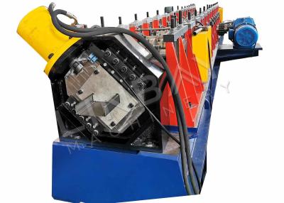 China Galvanized Steel 1.5mm 2mm Frame Roll Forming Machine Welded Box Beam for sale