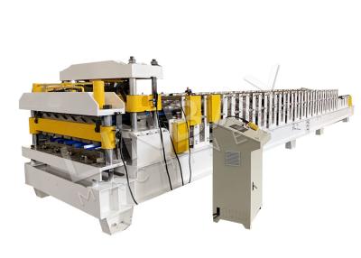 China Double Layer Roof Panel Roll Forming Machine 0.3-0.6mm for sale