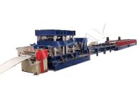 China Carbon Stee Thrie Beam Guard Rail Bending Machine Blue Roll Forming Production Line for sale