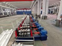 China Galvanized Steel Rolling Form Machine Hydraulic Cut Thrie Beam for sale