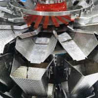 China Automatic Solids Multi-Head Scale Filling Machine Mushroom Slices Multihead Weigher Filler for sale