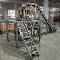 China Fruit Canned Apricots Automatic Cans Multi Head Weigher Solid Filling Machine for sale