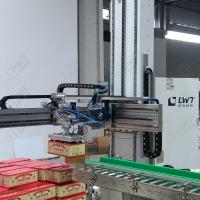 China Automatic Case Palletizer Machine | Single Column Palletizer | LWT for sale