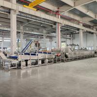 China Seasoning vegetable production line Pre-cooked vegetable cooling and blow-drying production line for sale