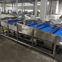 China Seasoning vegetable production line Pre-cooked vegetable cooling and blow-drying production line for sale