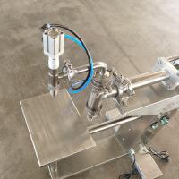 China Pure pneumatic floor-standing liquid filling machine for sale