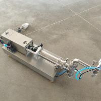 China Pure pneumatic floor-standing liquid filling machine for sale